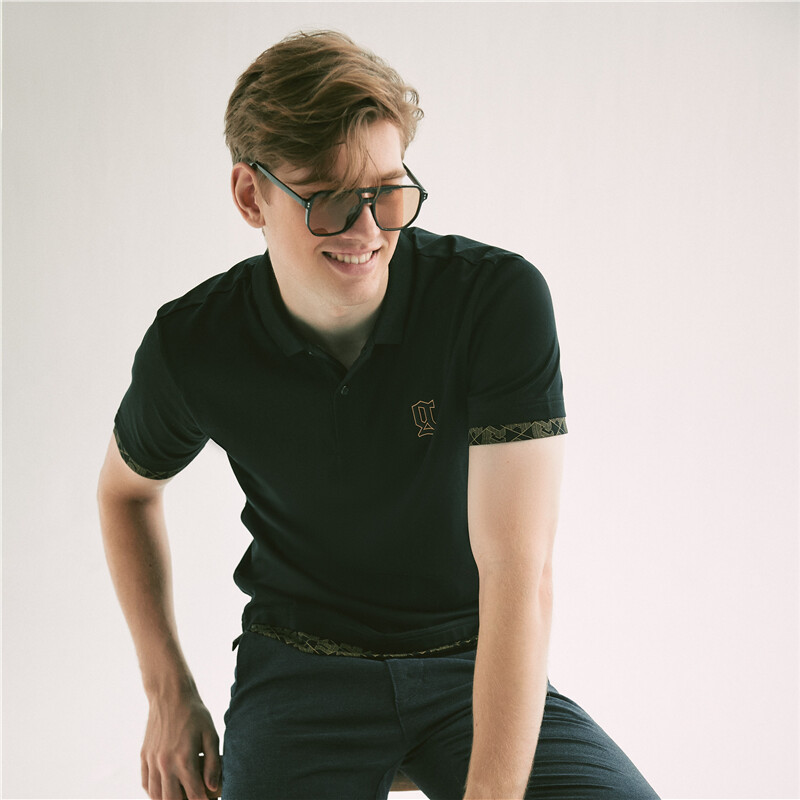 GIORDANO Online Store | เสื้อโปโลผู้ชาย Men's Slim Fit Embroidery Bold ...