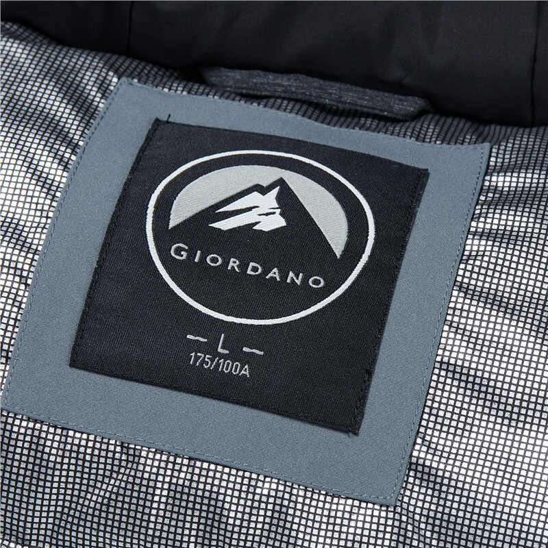Men's Goose Down Mid-Length Hooded Jacket | GIORDANO Online Store